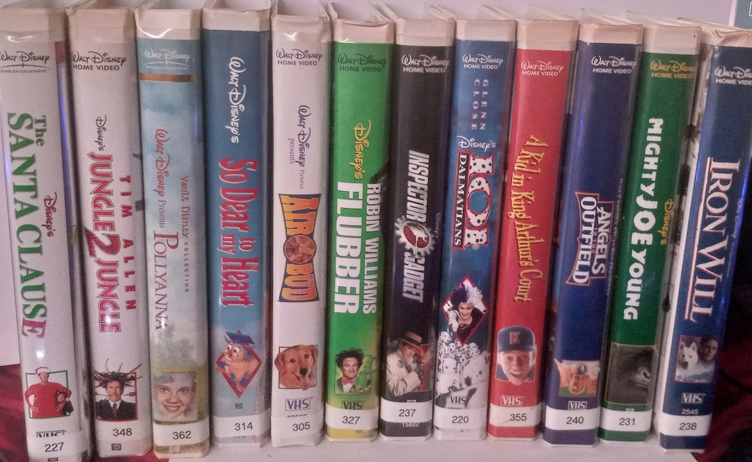 Kids Disney VHS Movies/live Action/classics - Etsy