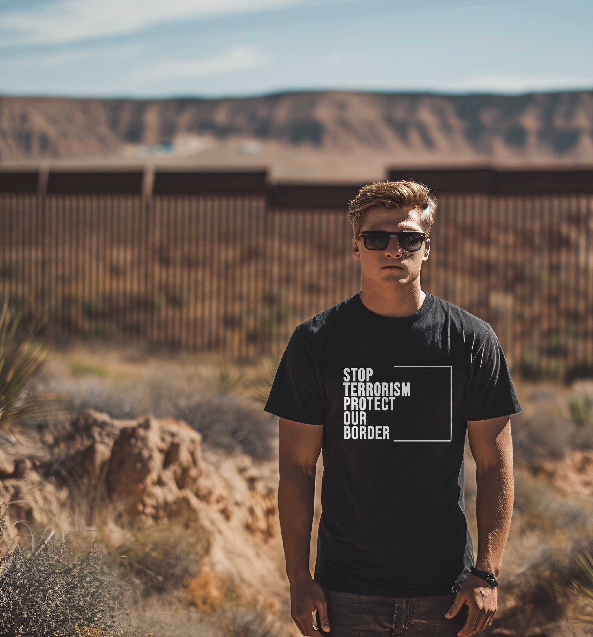 Stop Terrorism Protect Our Border - National Security, Stand With Texas ...