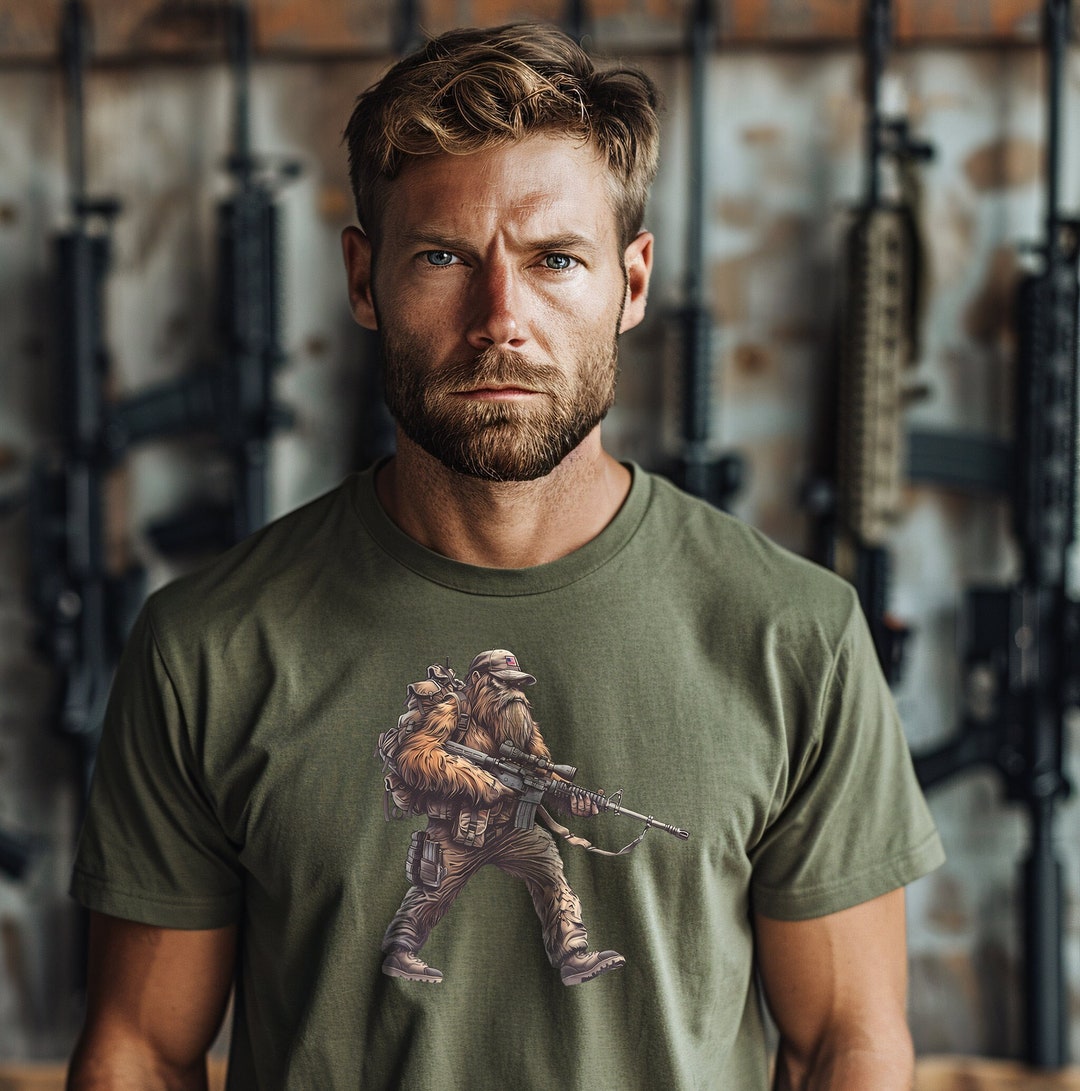 Tacti-squatch Shirt: Tactical Bigfoot, AR-15, 2A Tribute - Etsy