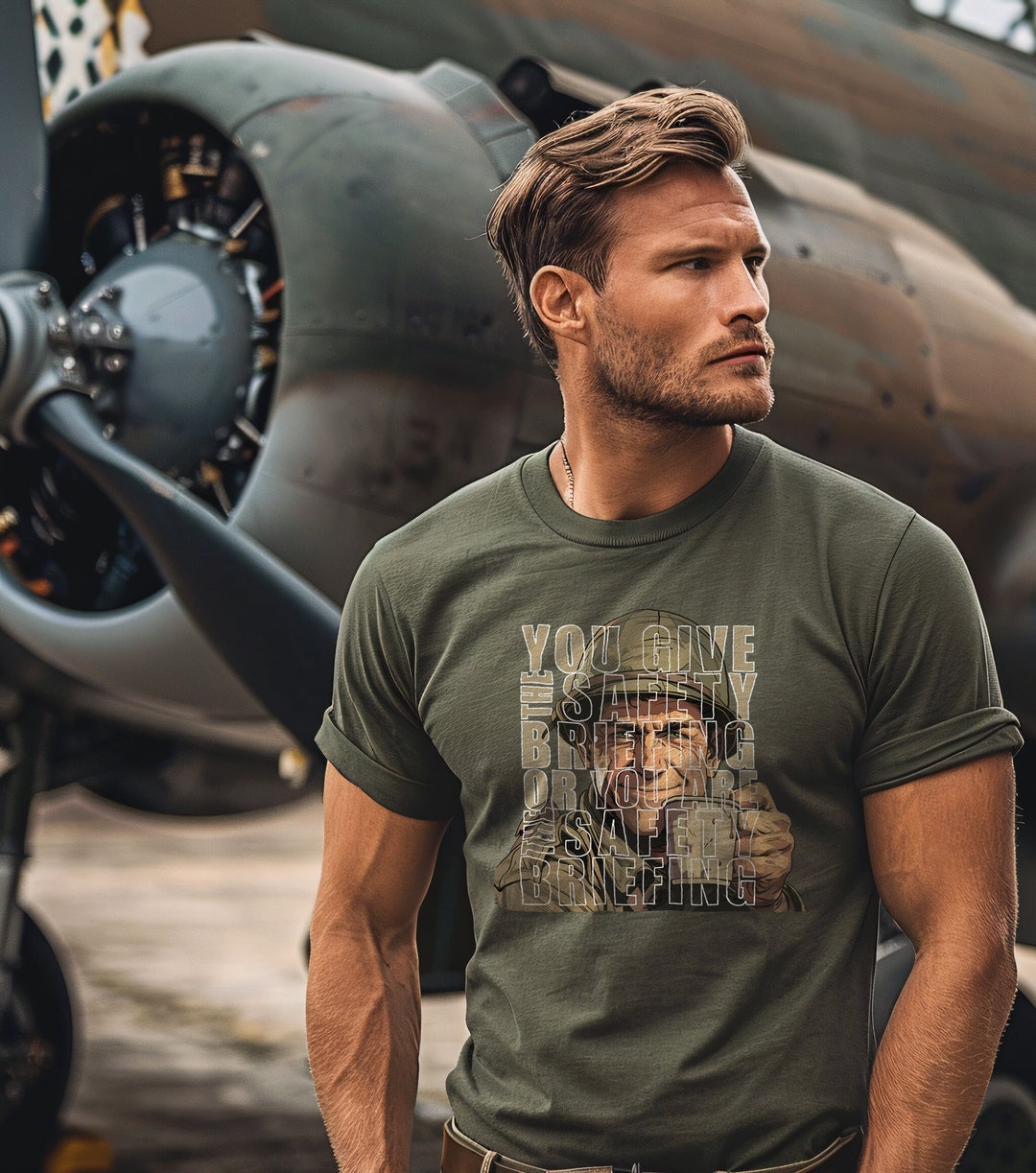 Military Safety Briefing Blue Collar Funny Comical Design, You Give the ...