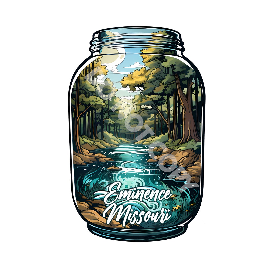 Magnet - Eminence Missouri, River in a Jar, Preserve Nature, Missouri ...