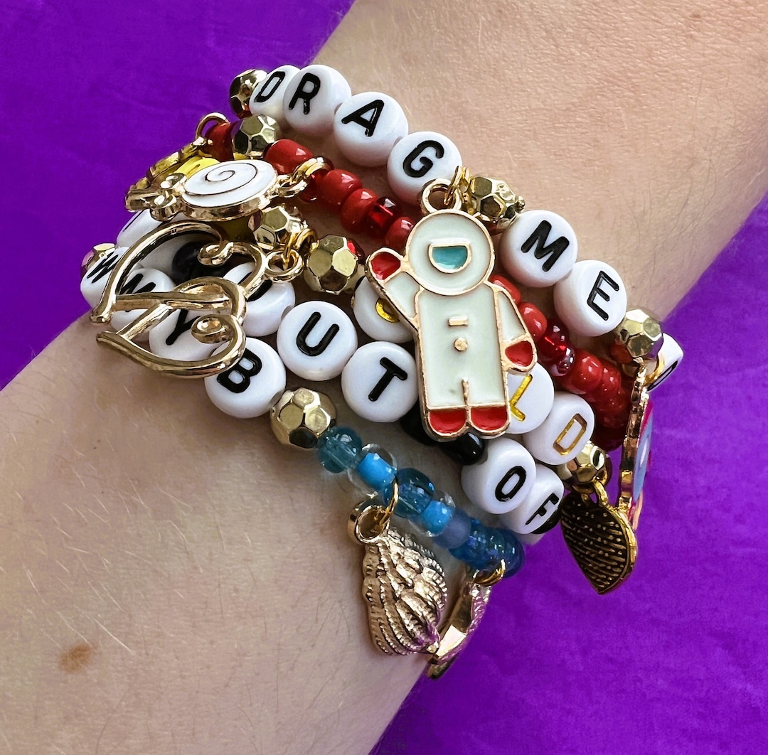 5-PACK *ONE DIRECTION* Songs Beaded Friendship Bracelets With Charms - Etsy