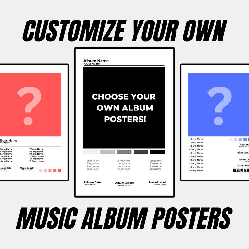 Music Artist Posters - Etsy
