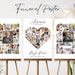 Funeral Photo Collage Sign Template: Memorial Poster (canva, Digital ...