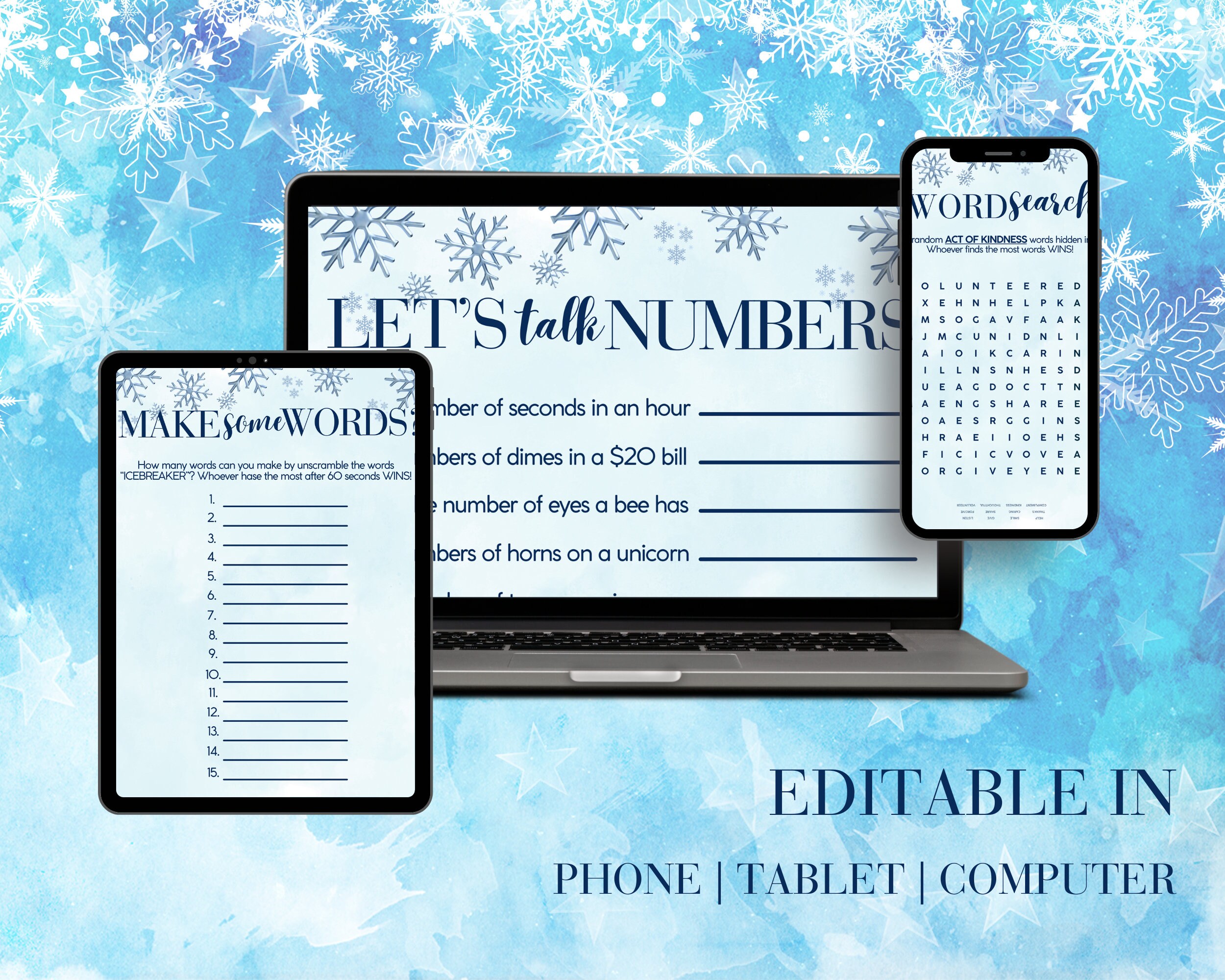 Icebreaker Games Bundle: 40 Fun Party Games (PDF & Canva) - Etsy