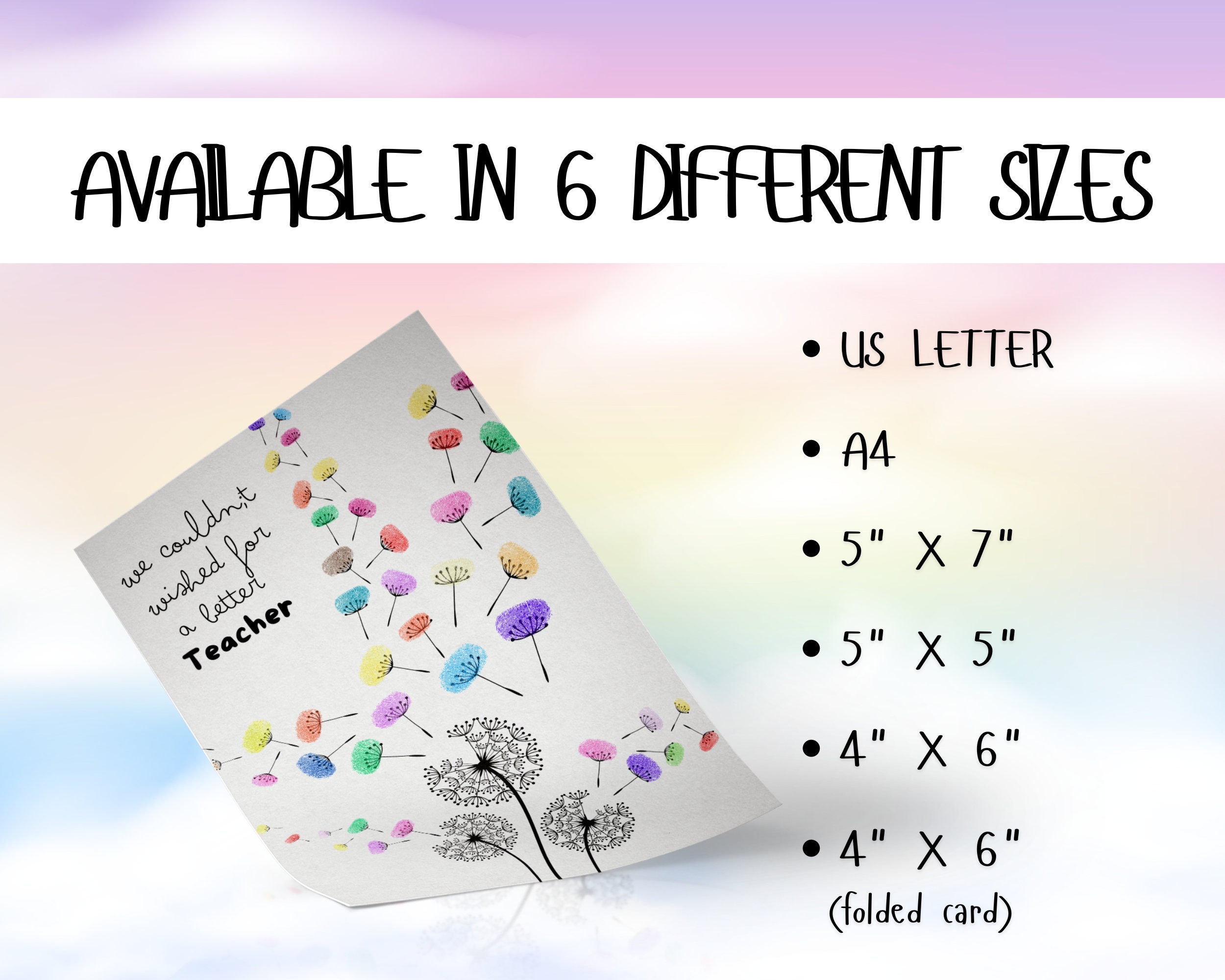 Editable Teacher Appreciation Gift Printable Keepsake for Students ...