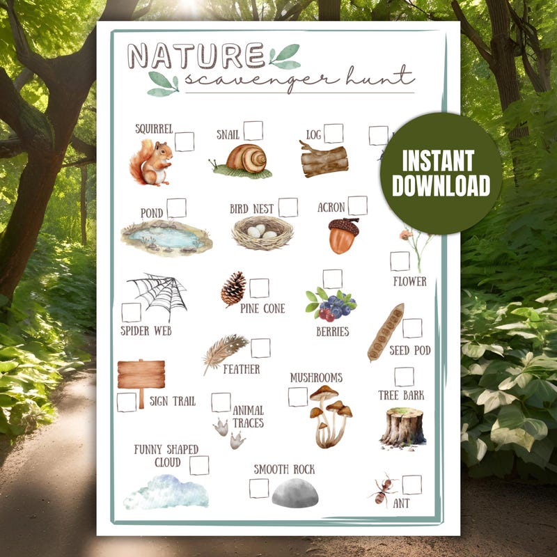 Nature Hunt Custom - Etsy