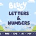 Bluey Two Fonts, Bluey SVG, Kids Font, Digital Font Download, Canva ...