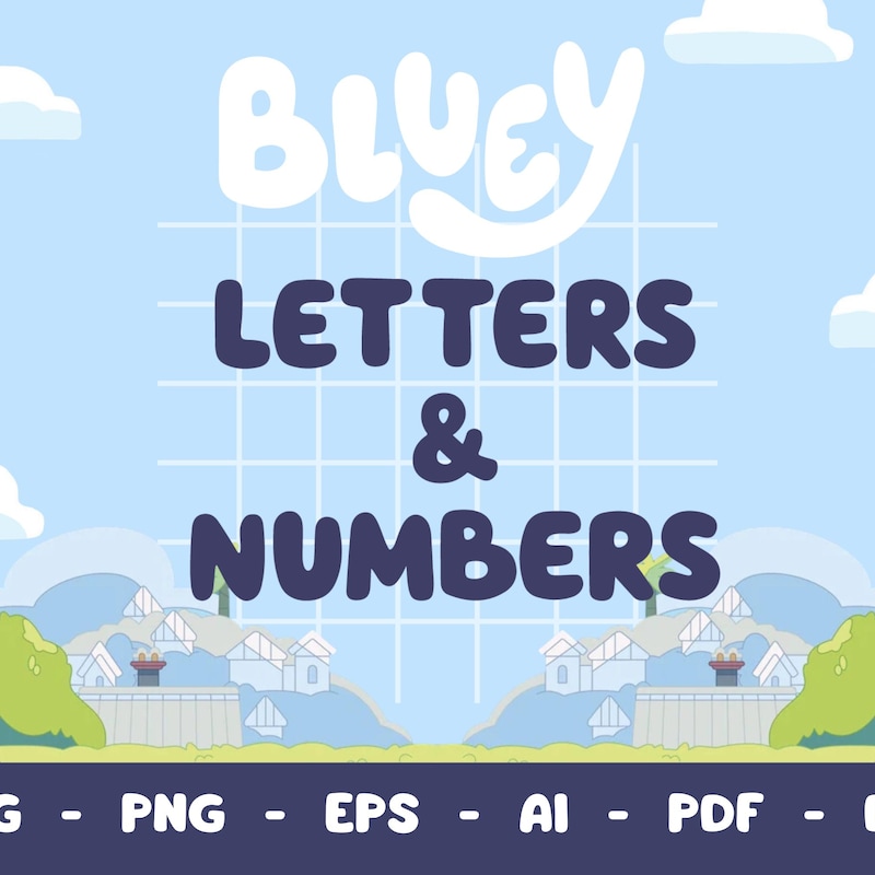 Bluey Fonts Cricut - Etsy