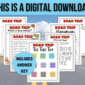 Road Trip Activity Pack Mega Bundle: 60+ Kids Games (printable) - Etsy