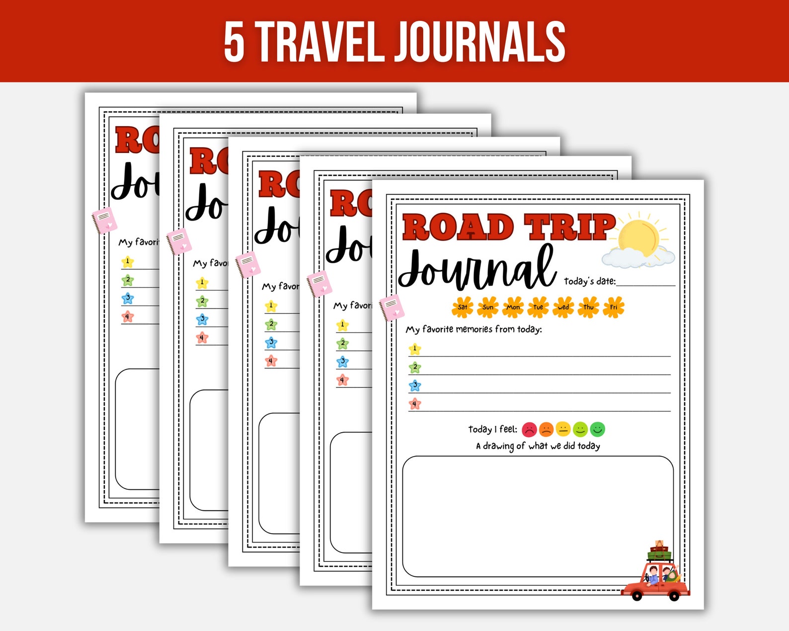 Road Trip Activity Pack: MEGA Bundle for Kids & Family (digital ...