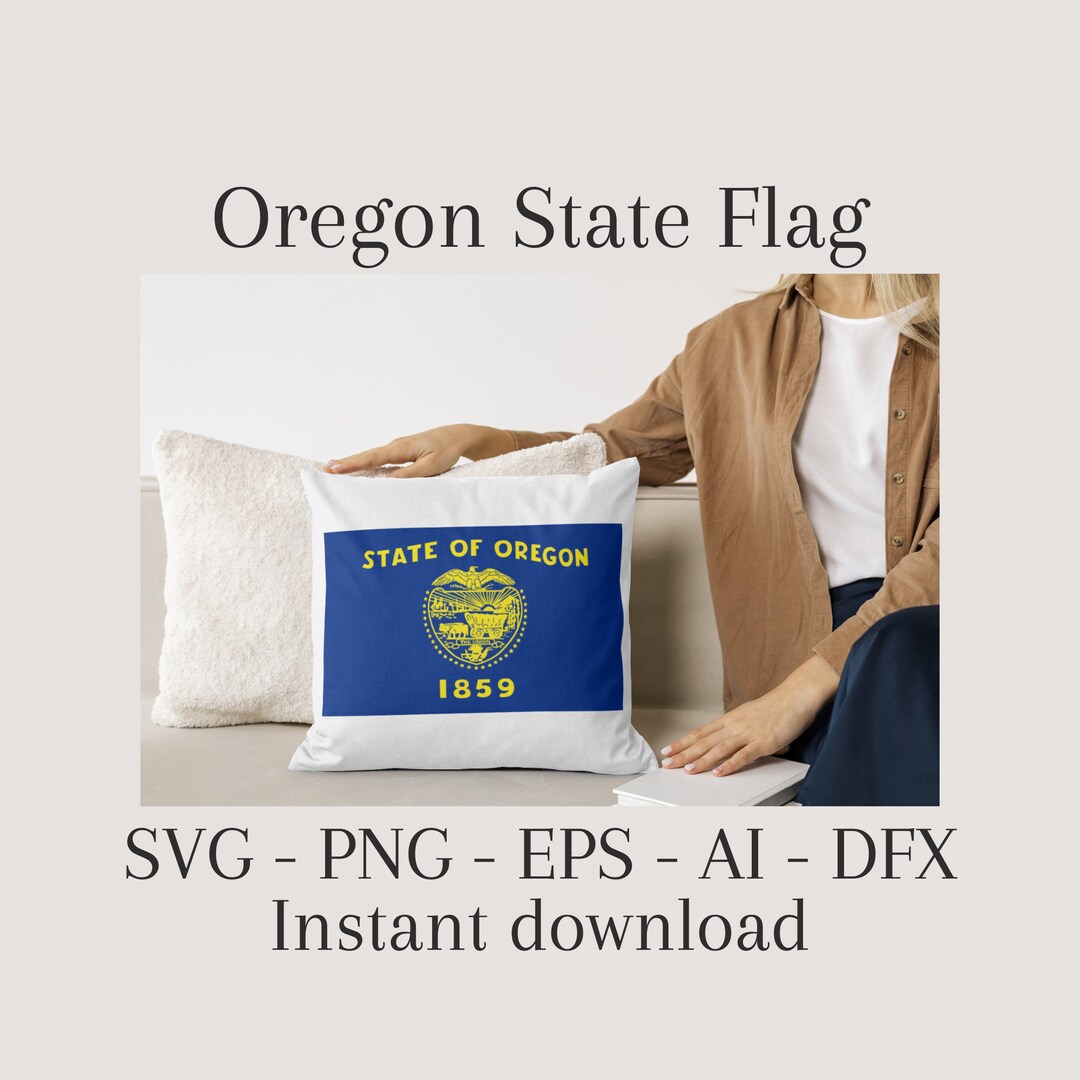 Oregon State Flag Instant Download Digital Files Svg Eps Png AI Dxf ...