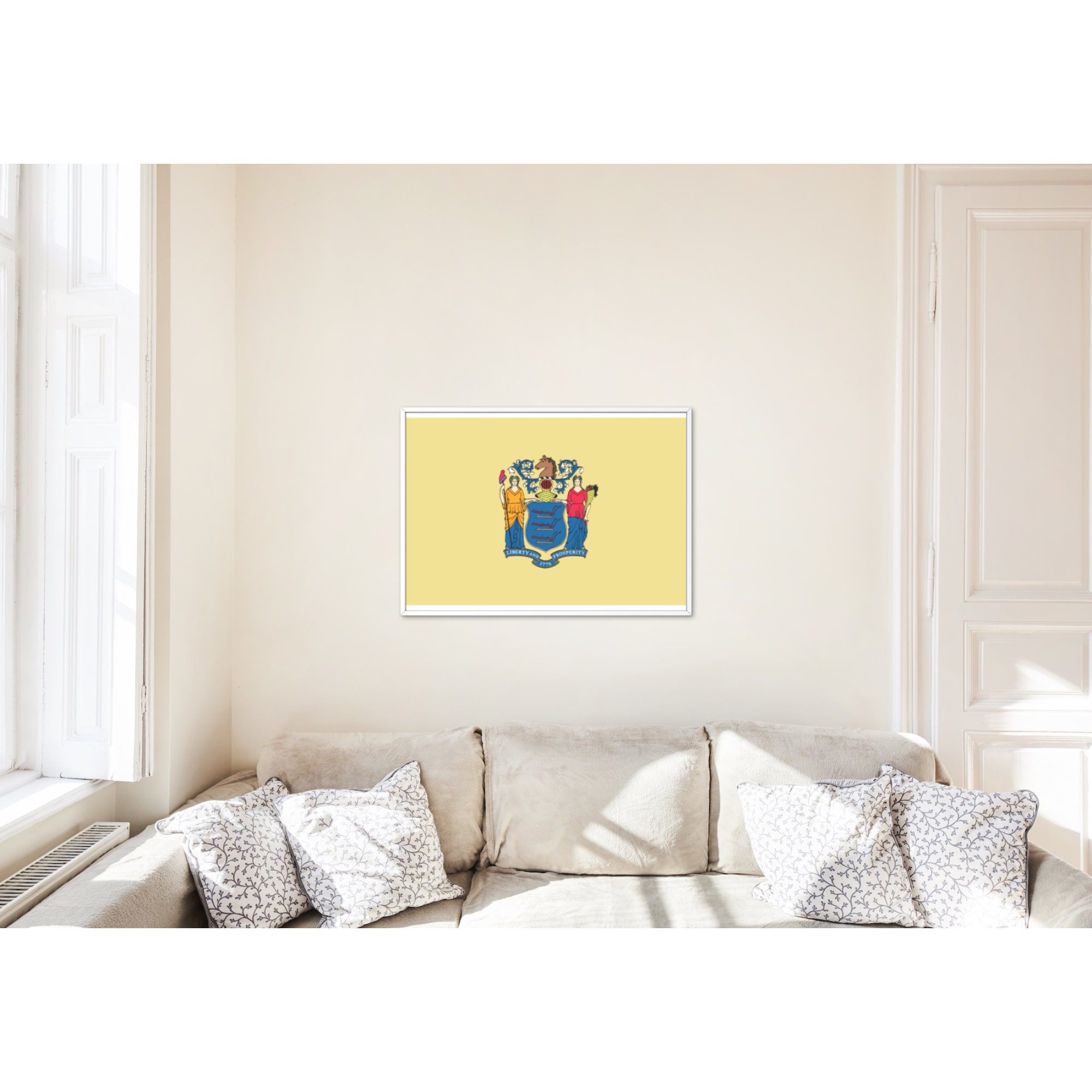 New Jersey State Flag Instant Download Digital Files Svg Eps Png AI Dxf ...