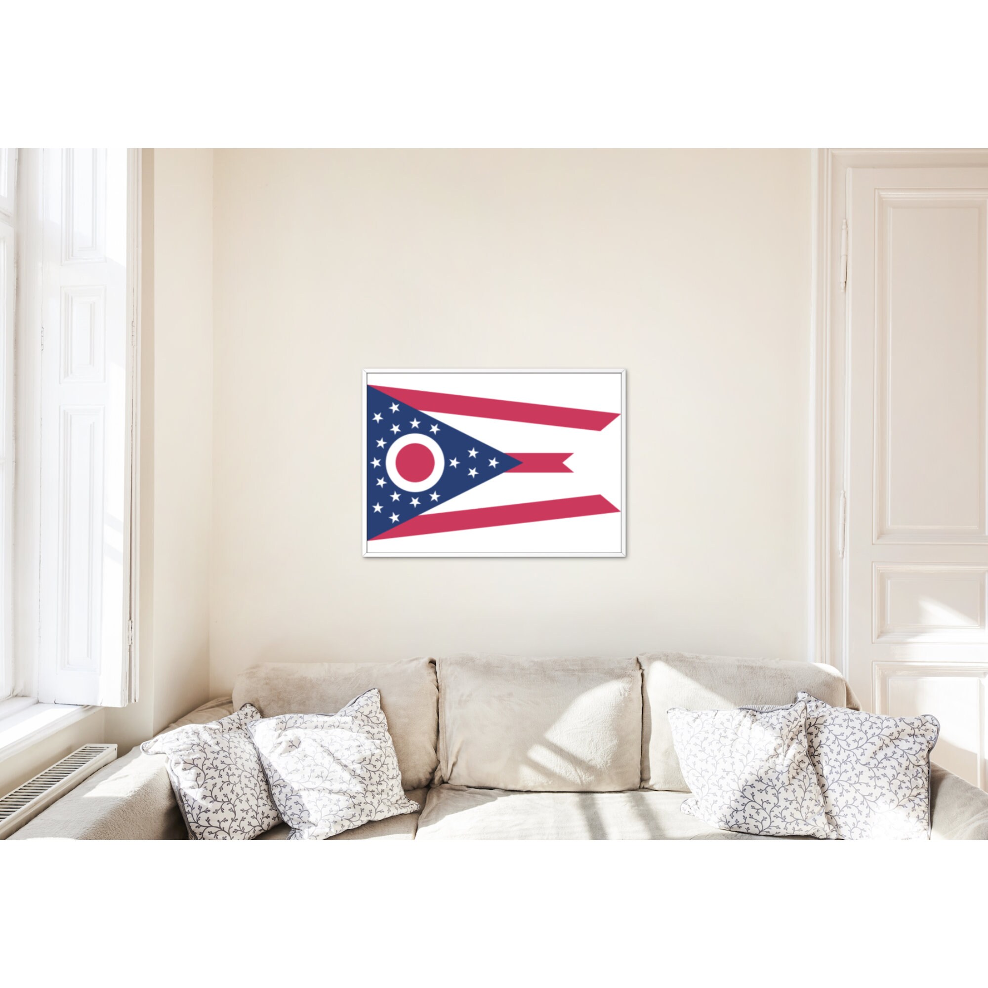 Ohio State Flag Instant Download Digital Files Svg Eps Png AI Dxf ...