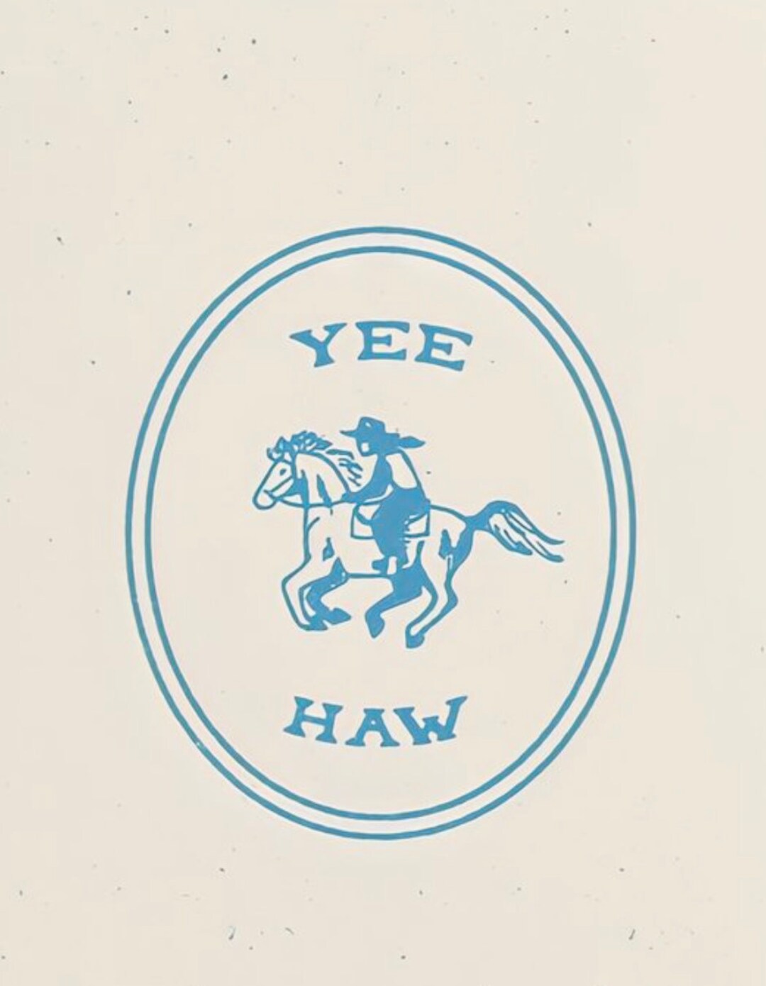 Printable PDF Poster yeehaw Coastal Cowgirl Poster - Etsy