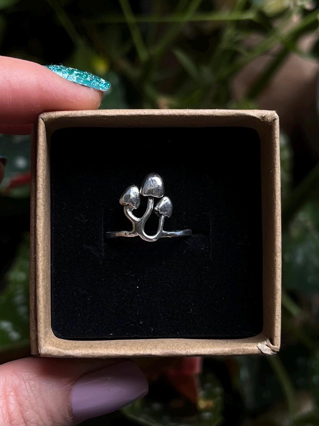 Mushroom / Toadstool Ring. Witchy Forest Ring. Size: 7 1/2 US - Etsy