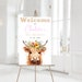 Highland Cow Birthday Party Welcome Sign, Cow Welcome Board, Highland ...