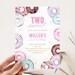Editable Donut and Sprinkles Birthday Party Invitation, Donut Miss the ...