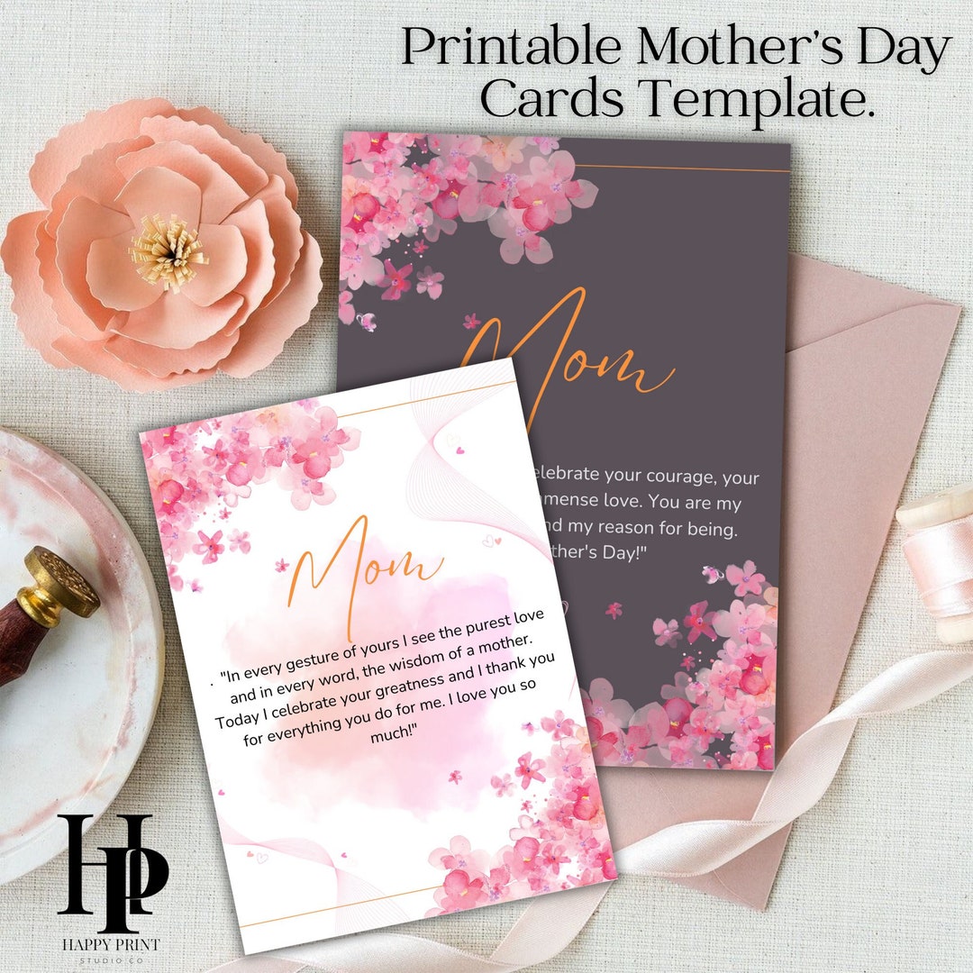 Printable Mother’s Day Card/ Mother’s Day Gift/ Sentimental Gift for ...