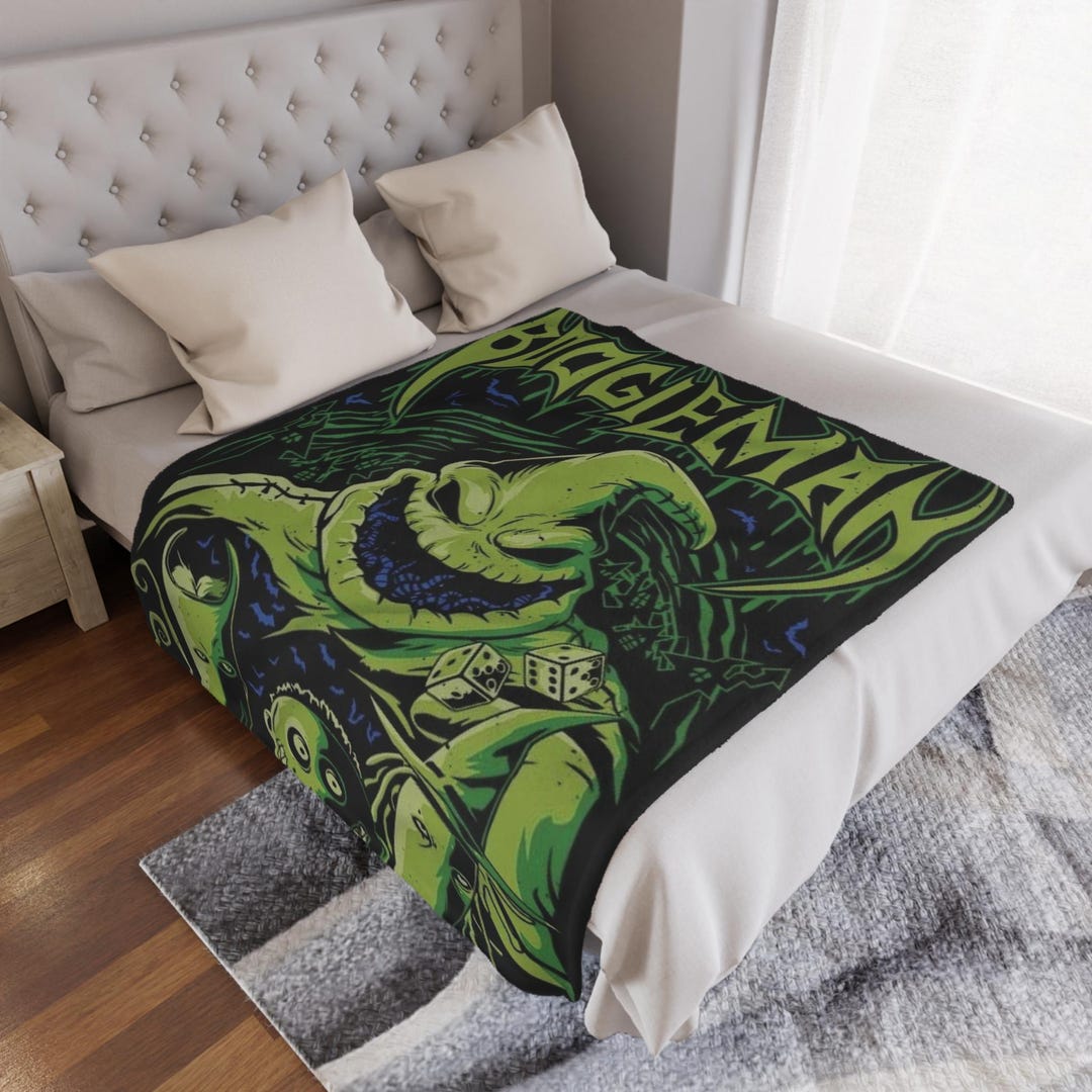 Boogieman Nightmare Before Christmas Inspired Blanket Jack Skellington ...