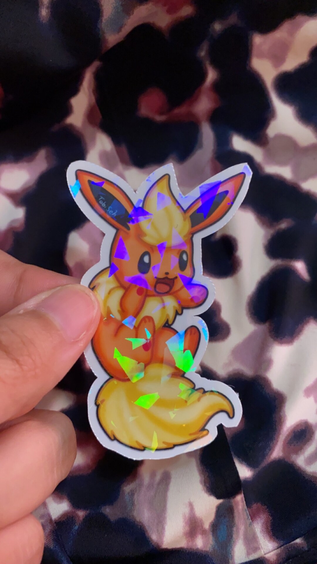Flareon Holographic Stickers - Etsy