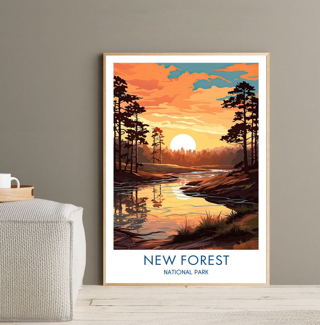 New Forest Travel New Forest Poster England Poster England - Etsy
