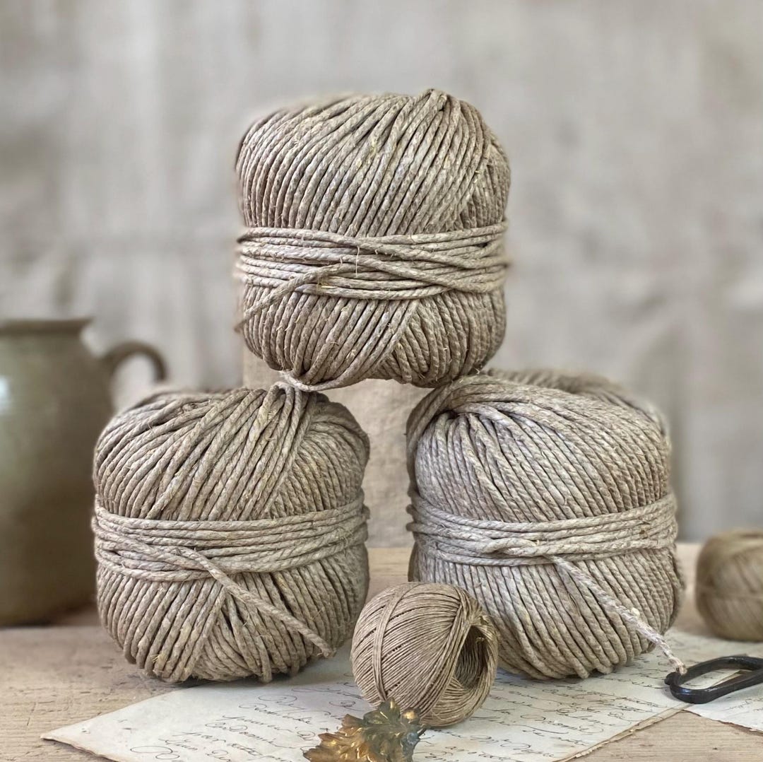 Antique French 3 Large Balls of String, - Etsy
