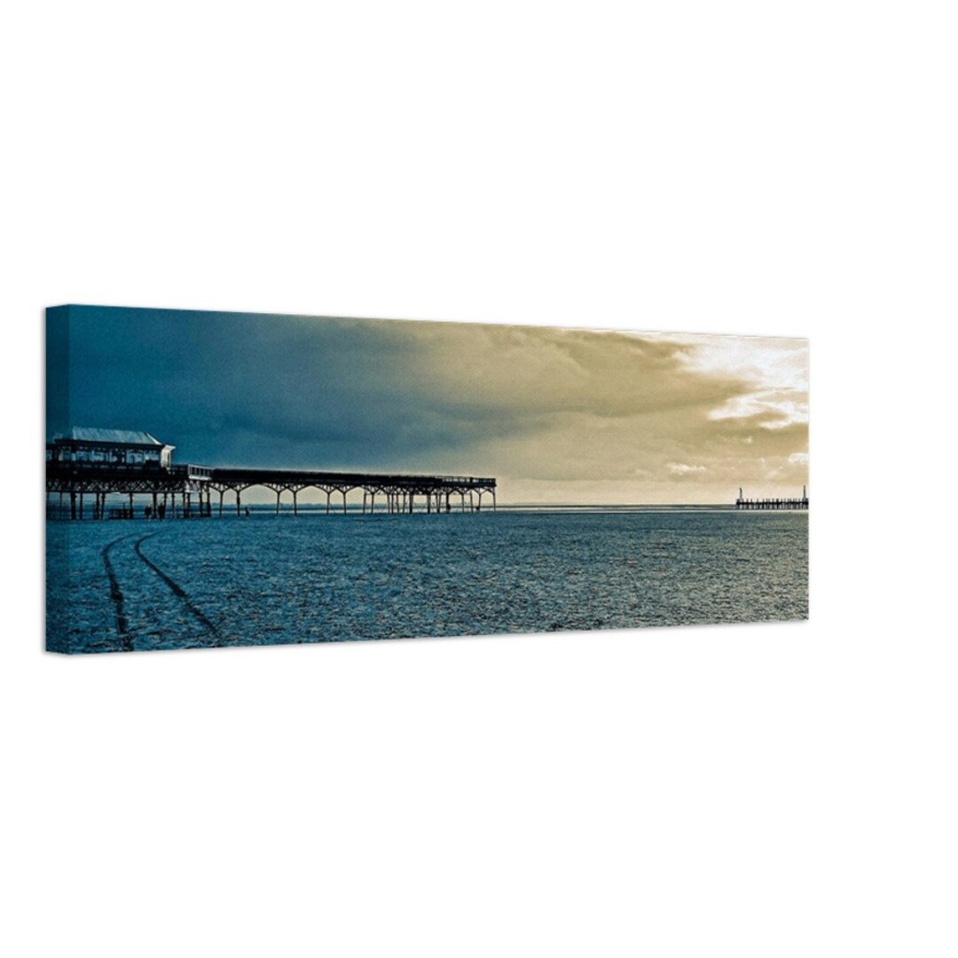 Canvas of Lytham St Annes | St Annes Pier | Wall Art - Etsy