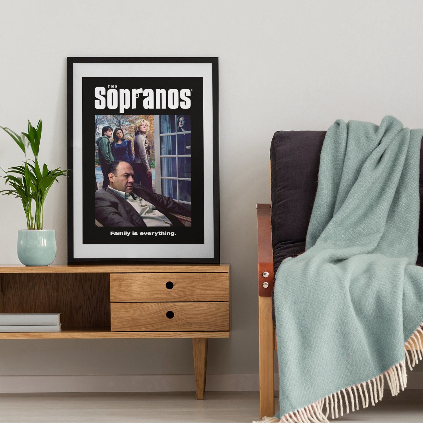 The Sopranos Poster Classic TV Show Tony Soprano Print - Etsy