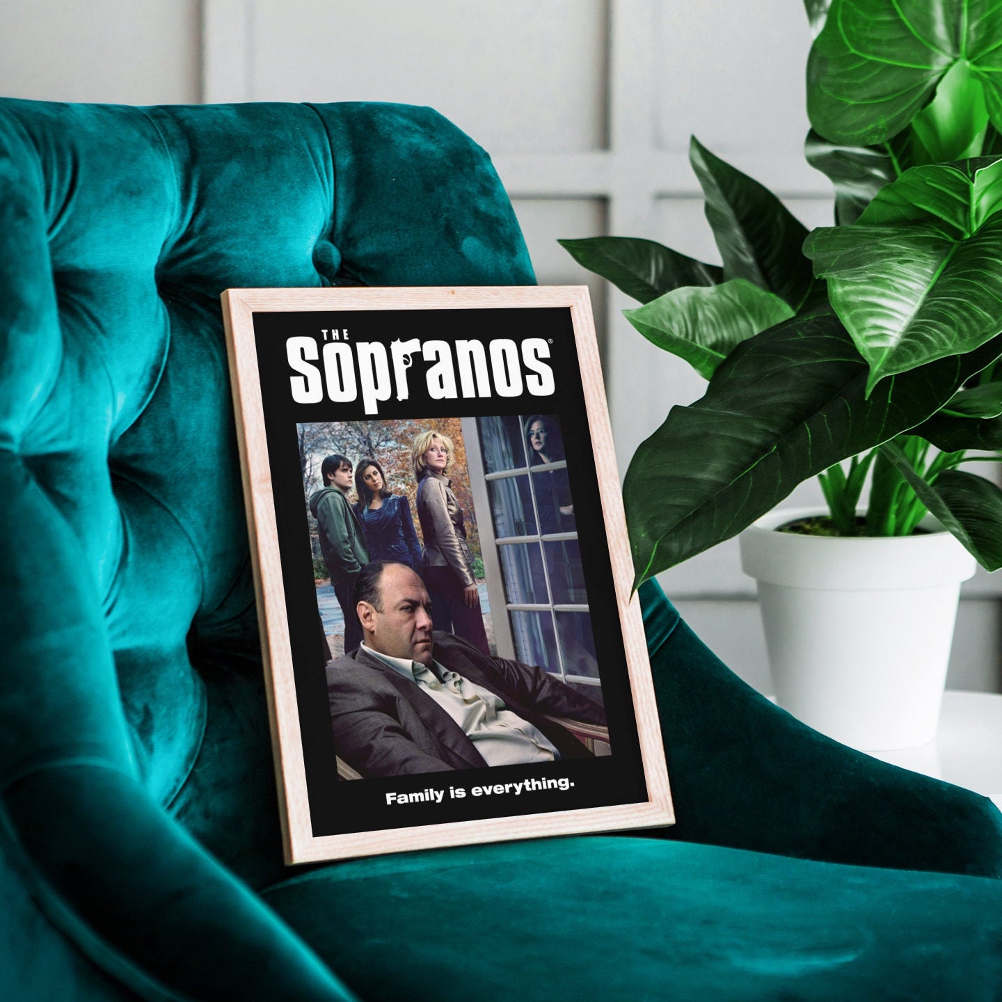 The Sopranos Poster Classic TV Show Tony Soprano Print - Etsy