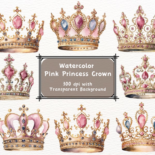 Watercolor Birthday Crown - Etsy