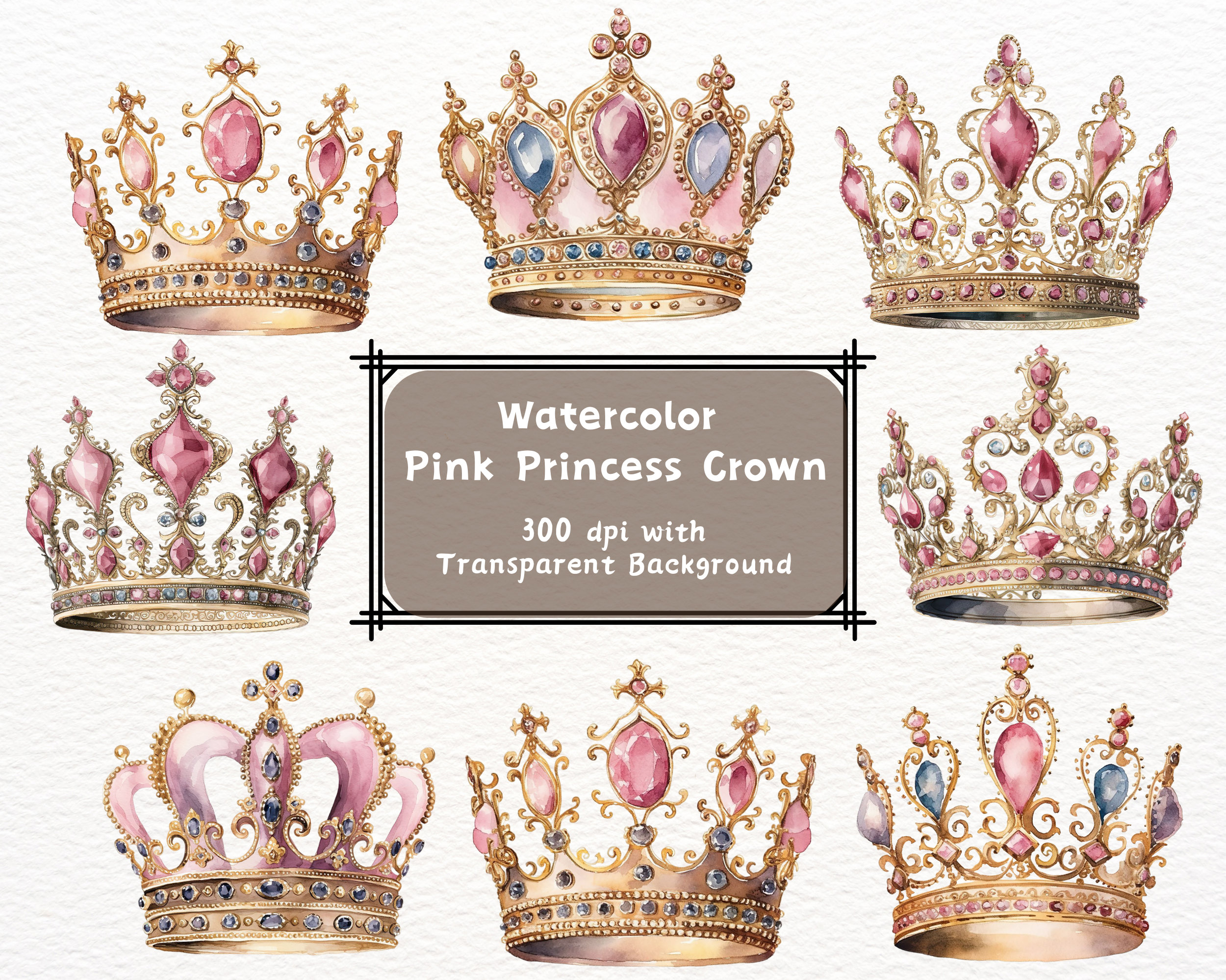 Pink Princess Tiara Clipart