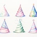 23 PNG Watercolor Party Hats Clipart Birthday Party Hats PNG Colorful ...