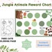 Printable Jungle Animals Reward Chart for Kids Printable Daily Chore ...