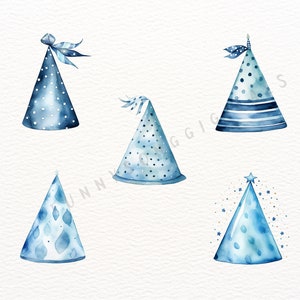 21 PNG Watercolor Party Hats Clipart Birthday Party Hats PNG Colorful ...