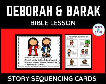 Hannah and Samuel Bible Story Sequencing Cards for Sunday School ...
