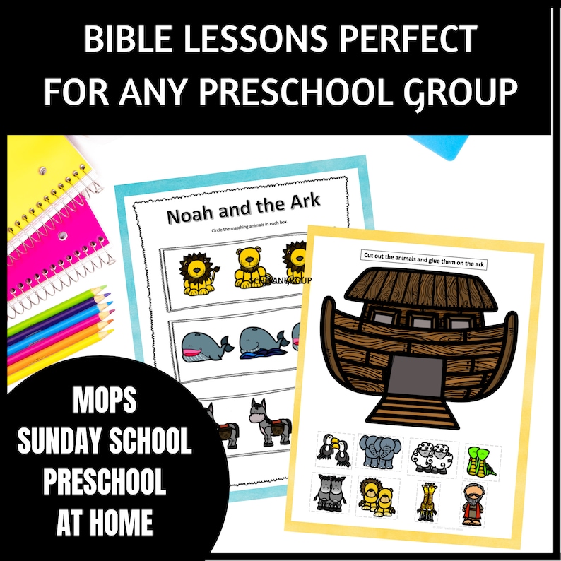 Preschool Sunday School Lessons for Kids Ministry and Children's Church ...