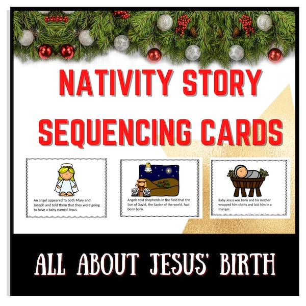 Kindergarten Nativity Lessons - Etsy