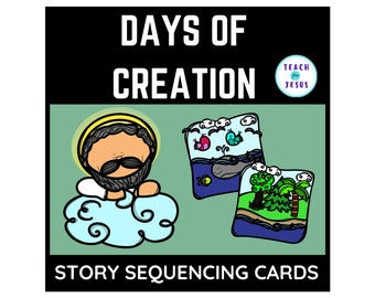 Deborah and Barak Bible Story Sequencing Cards for Sunday School ...