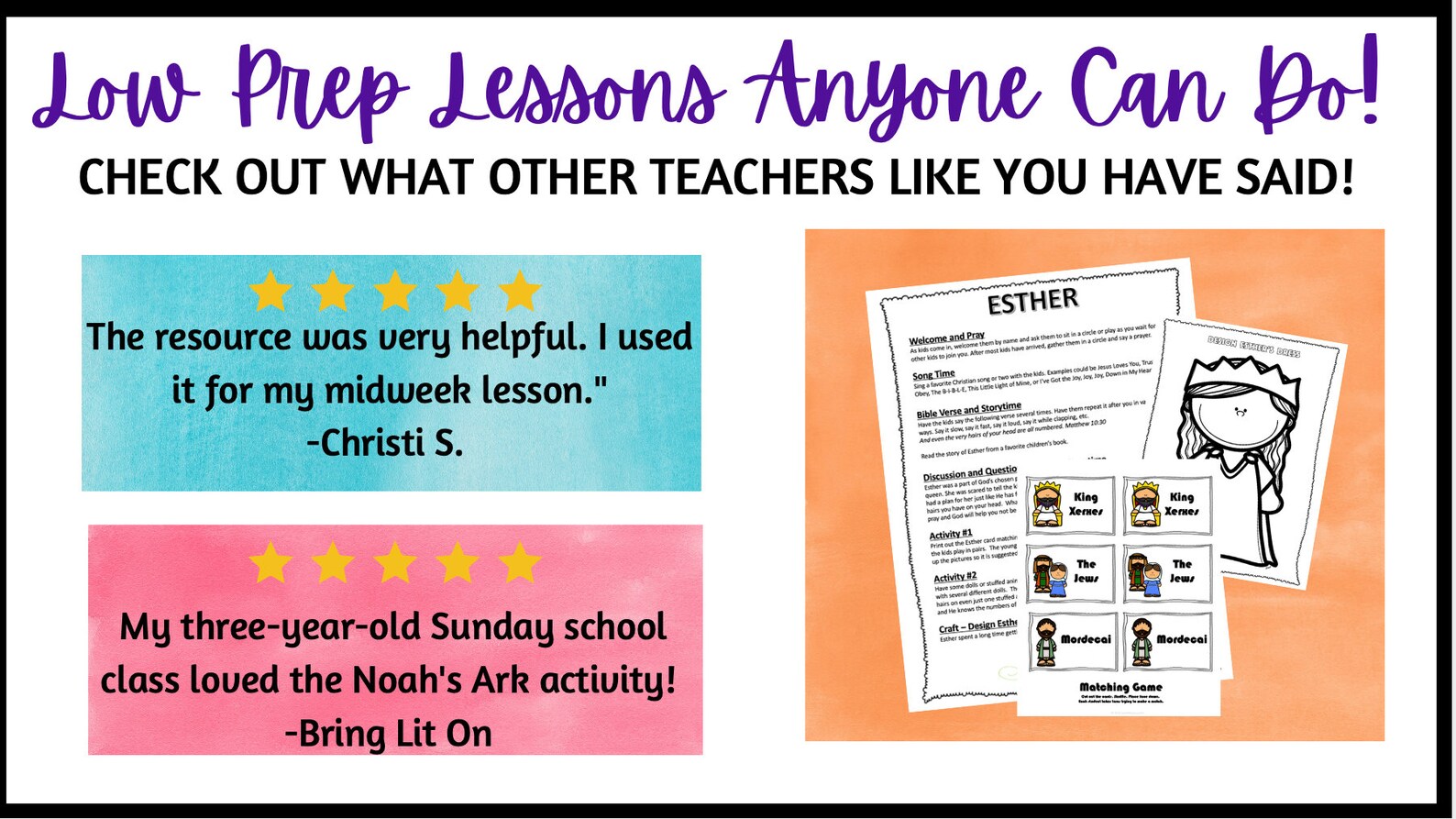 Preschool Sunday School Lessons for Kids Ministry and Children's Church ...