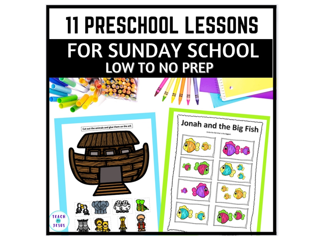 Preschool Sunday School Lessons for Kids Ministry and Children's Church ...