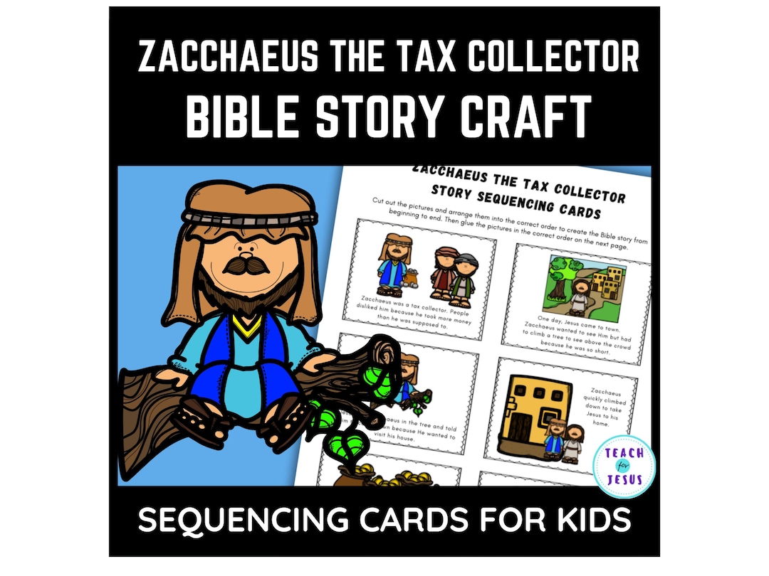 Zacchaeus the Wee Little Man and Tax Collector - Jesus Bible Story ...