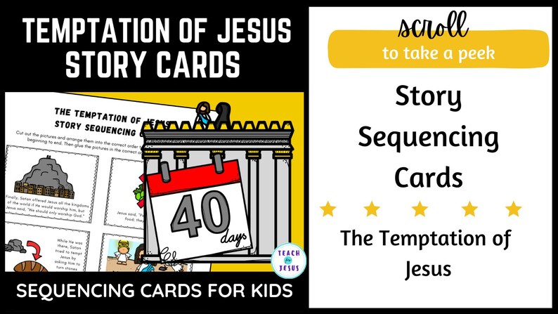 The Temptation of Jesus Craft for Preschool - Jesus in the Desert Bible ...