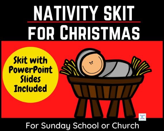Nativity Skit for Christmas About the Birth of Jesus A Play for Sunday ...