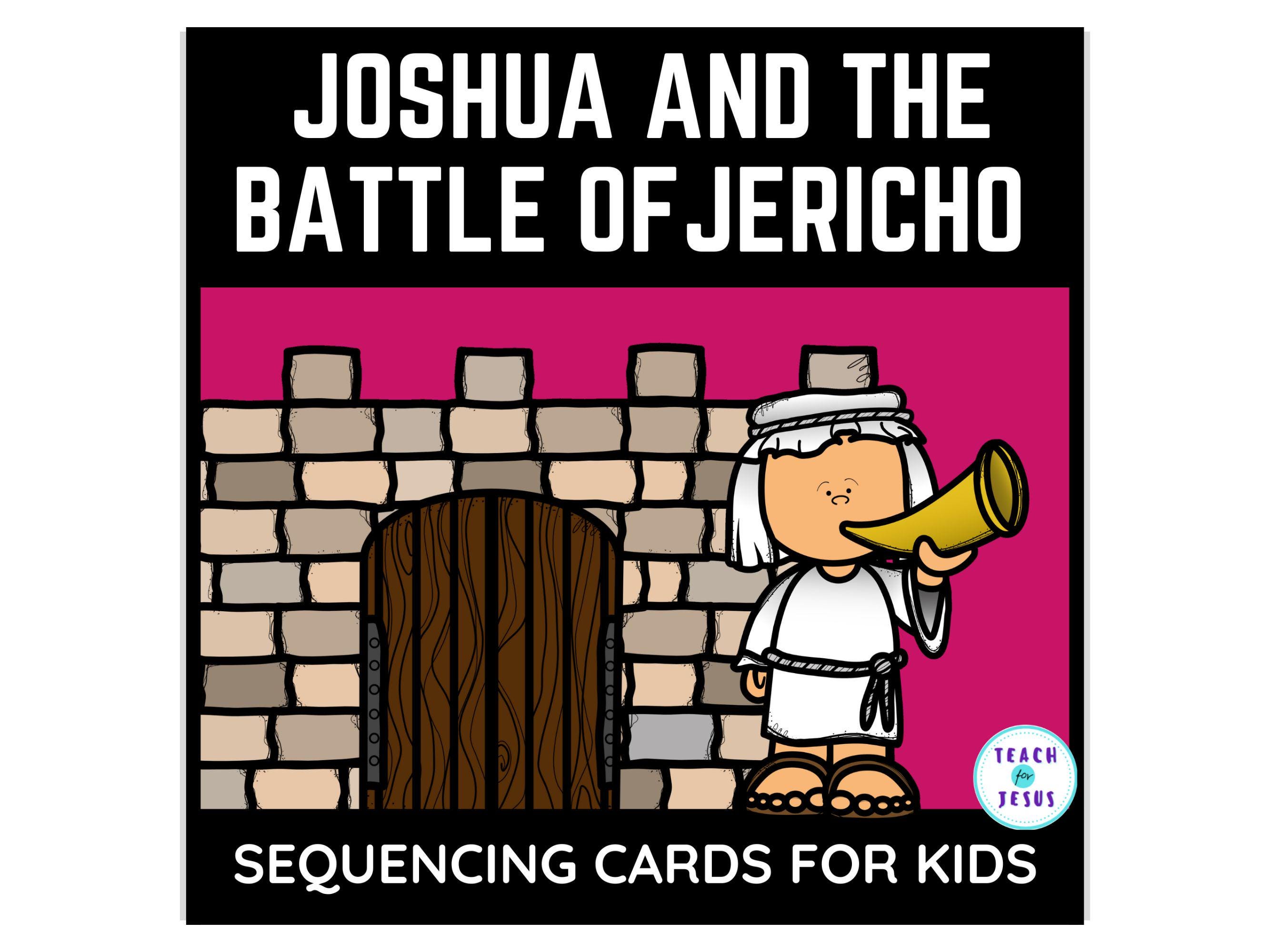 Joshua and the Battle of Jericho Bible Story Sequencing Cards for ...