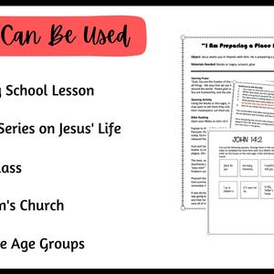 Jesus Loves You, God Loves You Sunday School Lesson From John 14:1 - 4 ...