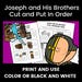 Joseph and His Colorful Coat and Joseph's Brothers Bible Story ...