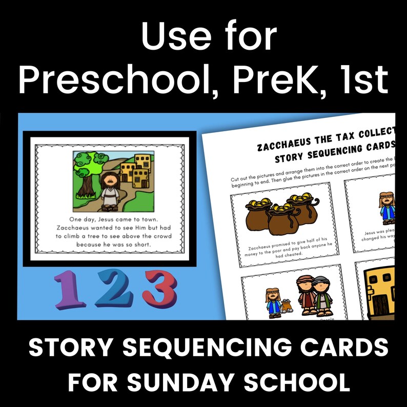 Zacchaeus the Wee Little Man and Tax Collector - Jesus Bible Story ...