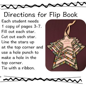 End of the Year Sunday School Craft - Star Flip Book to Capture ...