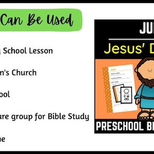 12 Disciples of Jesus Preschool Bible Lessons for Sunday School - Bible ...